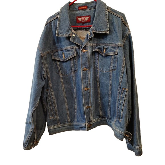 Jackets & Coats | Vintage Denim Gear Denim Jacket Retro 9s Jean Men Xxl ...